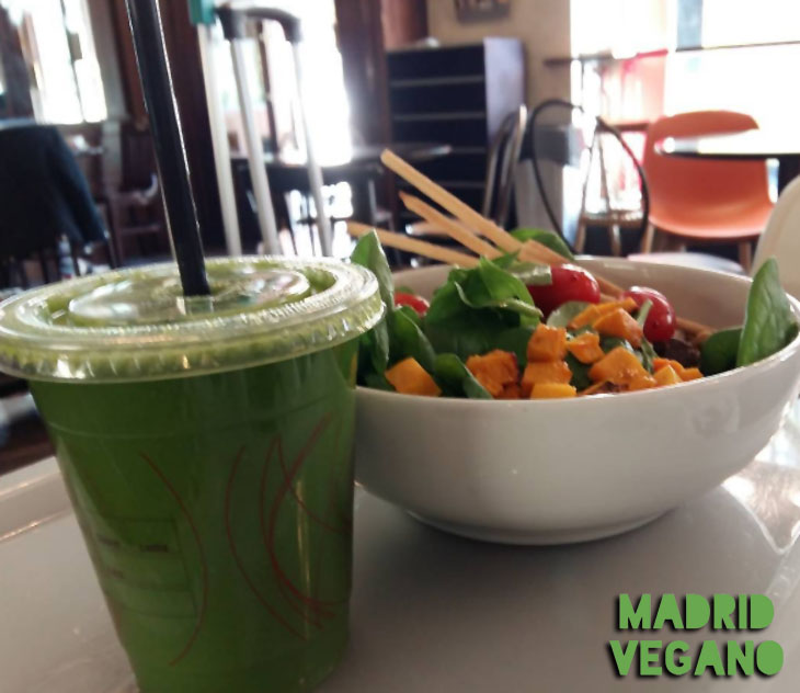 Ensaladas veganas en Madrid, cada vez más coloridas y completas ...